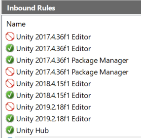 Unity を開くことができず、"Could not establish a connection with Unity Package Manager" というメッセージが表示されます ...
